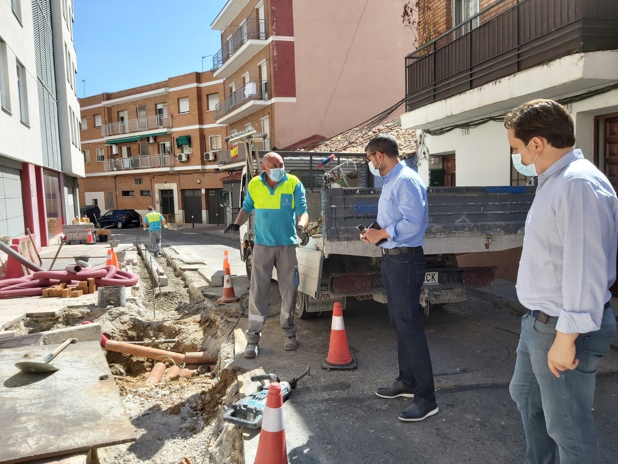 Obras en el Distrito Centro de Alcobendas para mejorar la accesibilidad